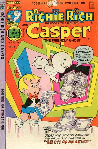 Richie Rich and Casper Vol 1 24 | Harvey Comics Database Wiki | Fandom