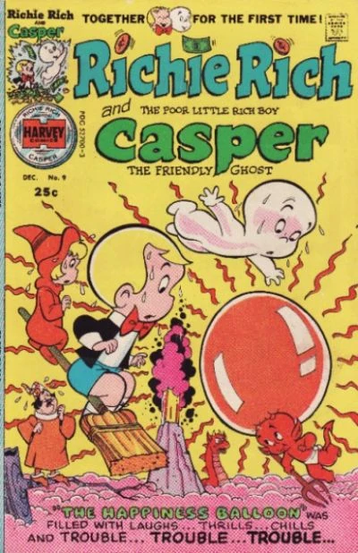 Richie Rich and Casper Vol 1 9 | Harvey Comics Database Wiki | Fandom