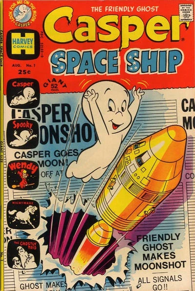 Casper Space Ship Vol 1 1 | Harvey Comics Database Wiki | Fandom
