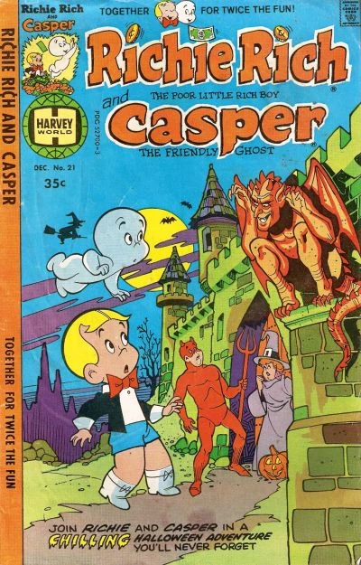 Richie Rich and Casper Vol 1 21 | Harvey Comics Database Wiki | Fandom