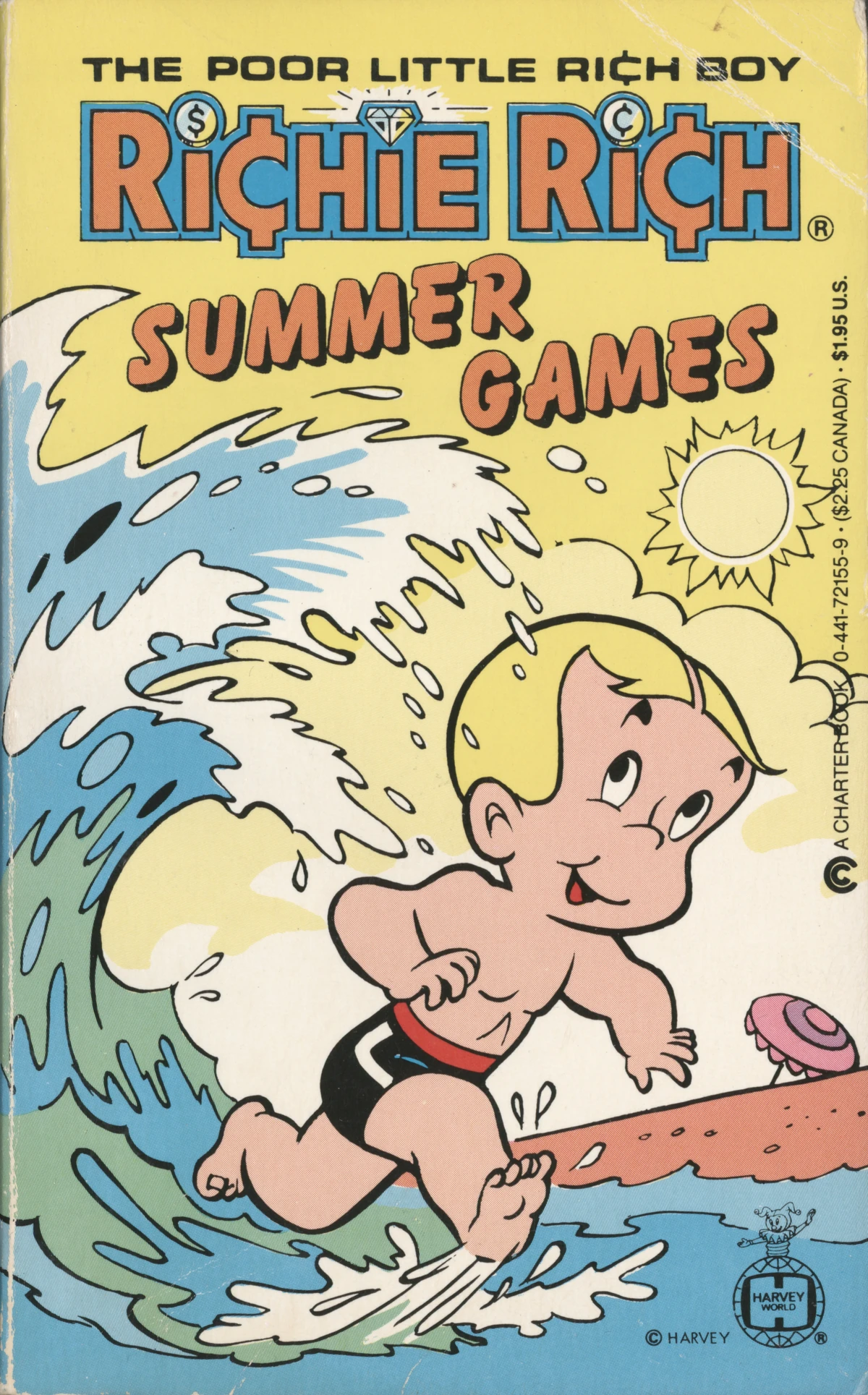 Charter Books - Richie Rich - Summer Games | Harvey Comics Database ...