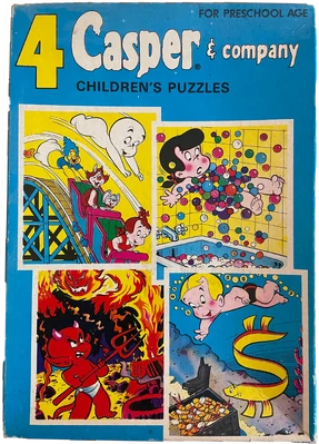 Warren - 4 Casper & Company Children's Puzzles - Box-Set | Harvey ...