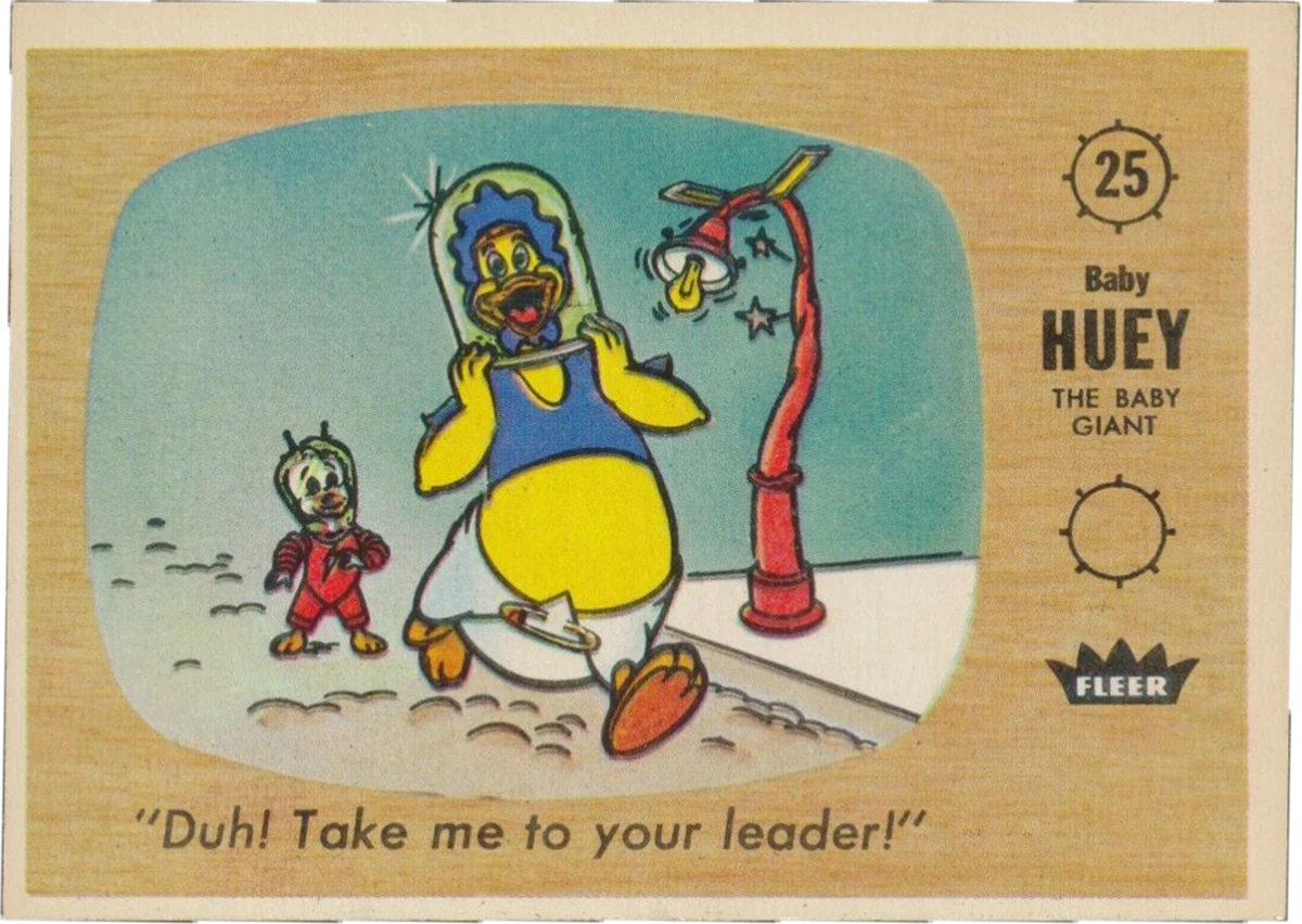 Fleer - Casper 25 - Baby Huey - Take Me To Your Leader! - Trading Card ...