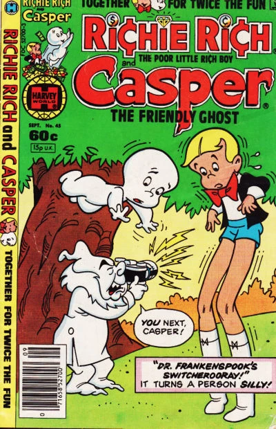Richie Rich and Casper Vol 1 45 | Harvey Comics Database Wiki | Fandom