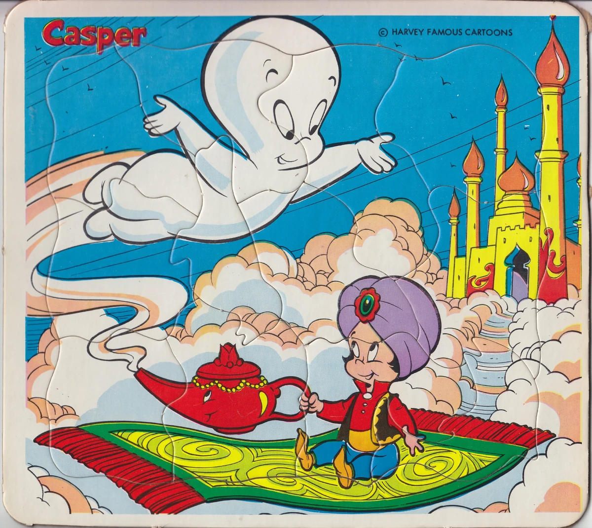 Warren - Casper - Aladdin and His Magic Lamp - Inlaid Puzzle | Harvey ...
