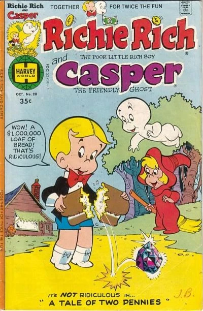 Richie Rich and Casper Vol 1 20 | Harvey Comics Database Wiki | Fandom