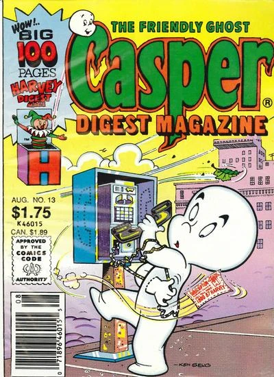 Casper Digest Magazine Vol 1 13 | Harvey Comics Database Wiki | Fandom