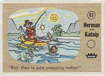 Fleer - Casper 63 - Herman and Katnip - They Sure Are Snapping Today ...