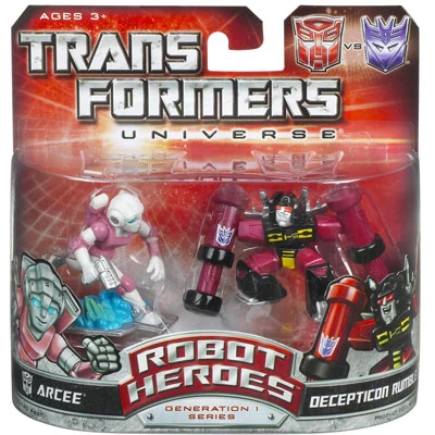 Rumble and Arcee 2-Pack | Hasbro Heroes Wiki | Fandom
