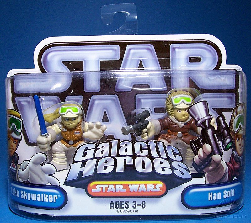 Luke Skywalker And Han Solo 2 Pack Wave 8 Hasbro Heroes Wiki Fandom