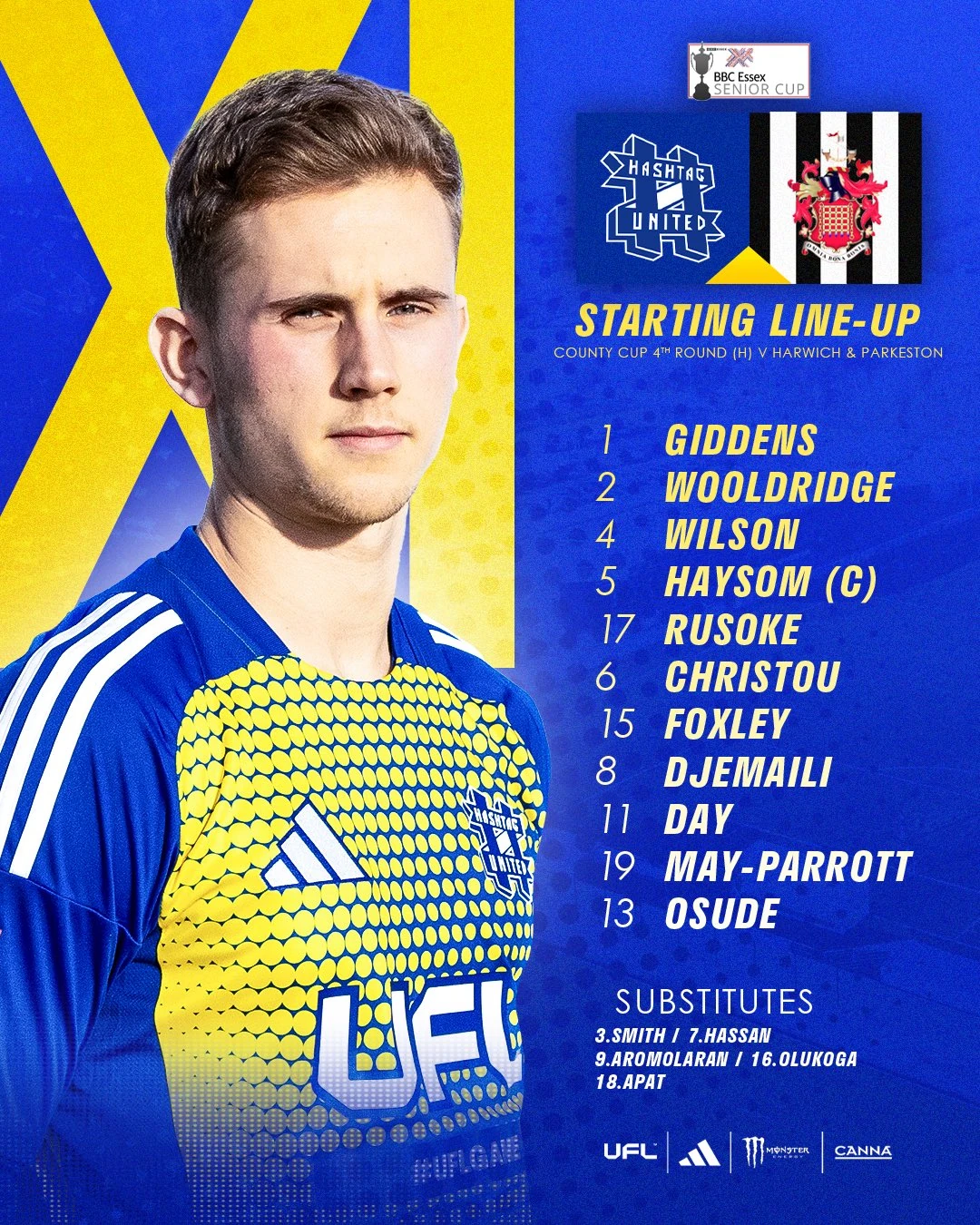 Hashtag United 8–1 Harwich & Parkeston (26.11.2024) | Hashtag United ...