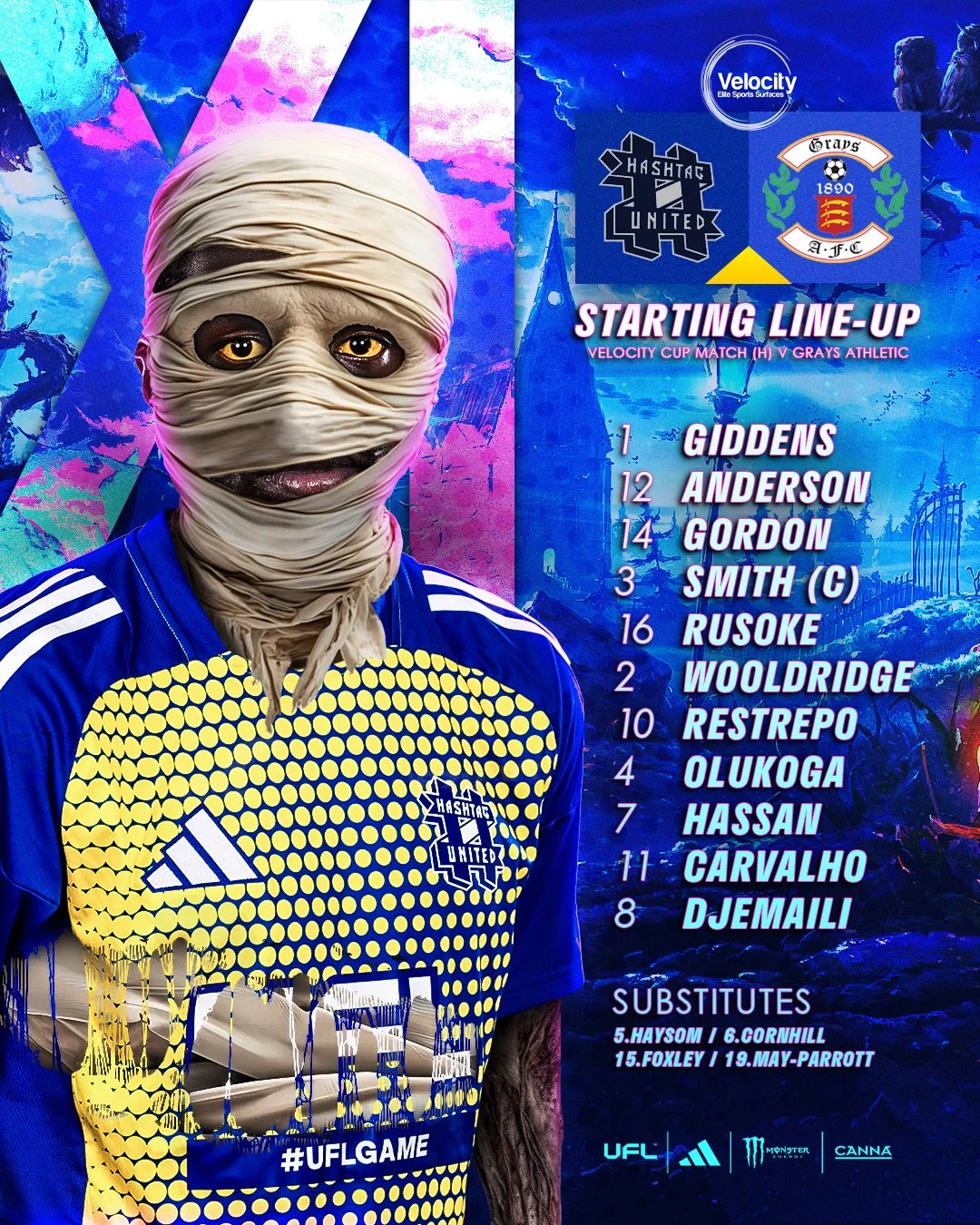 Hashtag United 6–1 Grays Athletic (29.10.2024) | Hashtag United Wiki ...