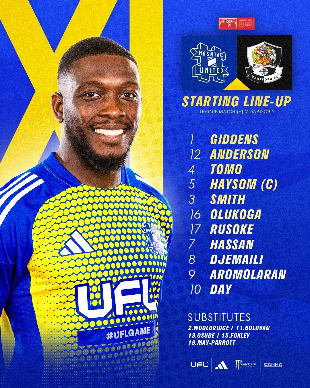 Hashtag United 3–3 Dartford (12.11.2024) | Hashtag United Wiki | Fandom