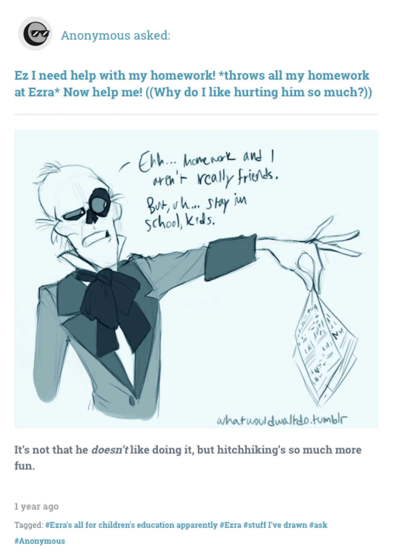 So Much Homework Tumblr