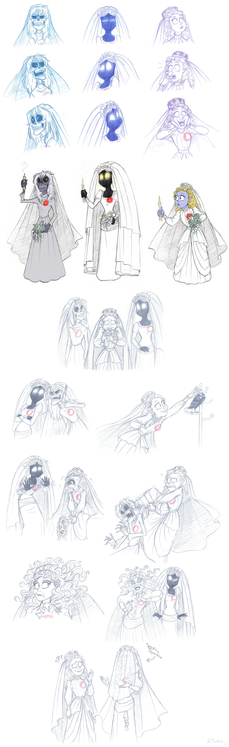 Beating Heart Brides | Haunted Mansion Wiki | Fandom