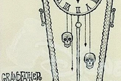 Evil Grandfather Clock Drawing