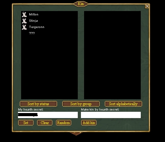 Kin List | Haven and Hearth Wiki | Fandom