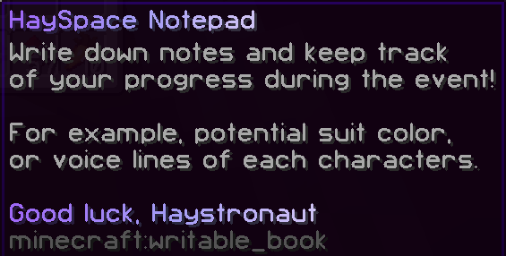Hayspace Event (2024) | Haycube Server Wiki | Fandom