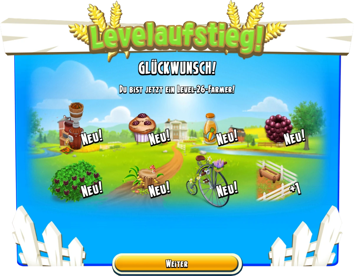 Level/Farmlevel 26 - 50 | Hay Day Wiki | Fandom