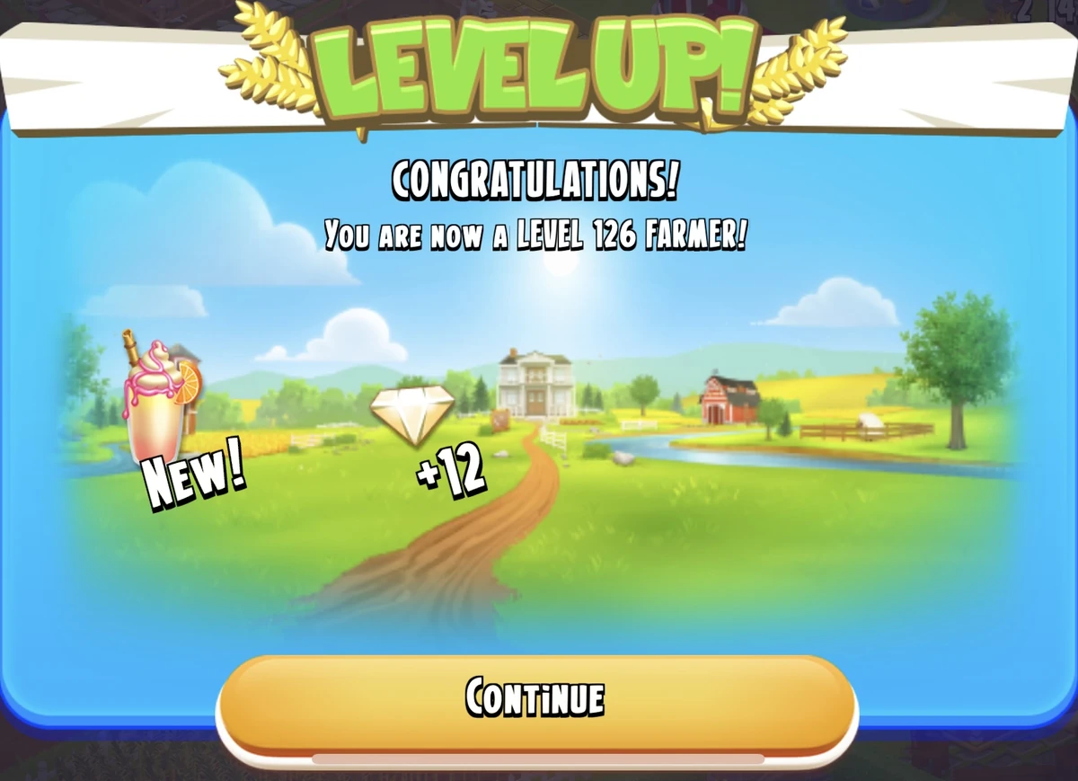 Experience Levels/Levels 126-150 | Hay Day Wiki | Fandom