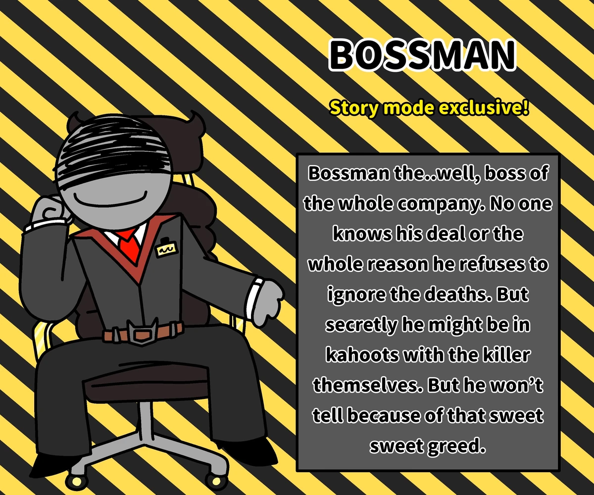 Bossman | Hazard inc. Wiki | Fandom