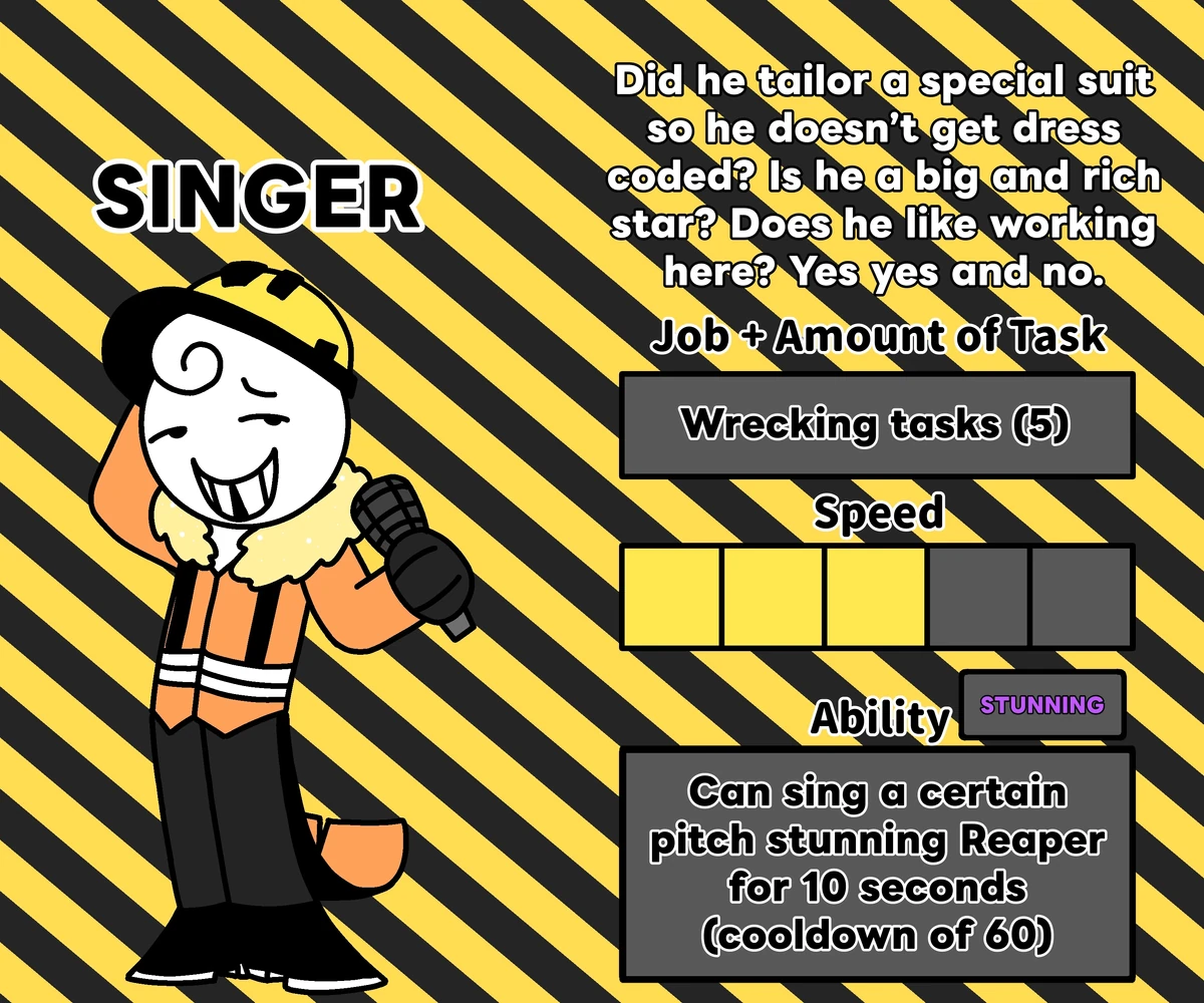 Singer | Hazard inc. Wiki | Fandom