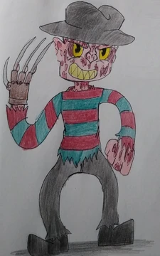 how to draw chibi freddy krueger