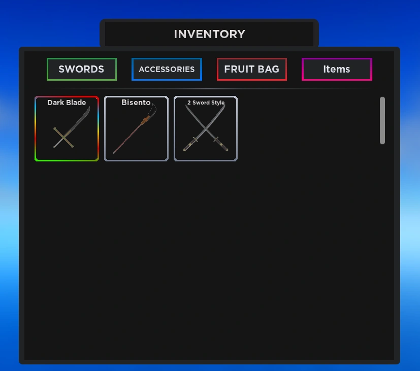 Inventory | Haze piece Wiki | Fandom