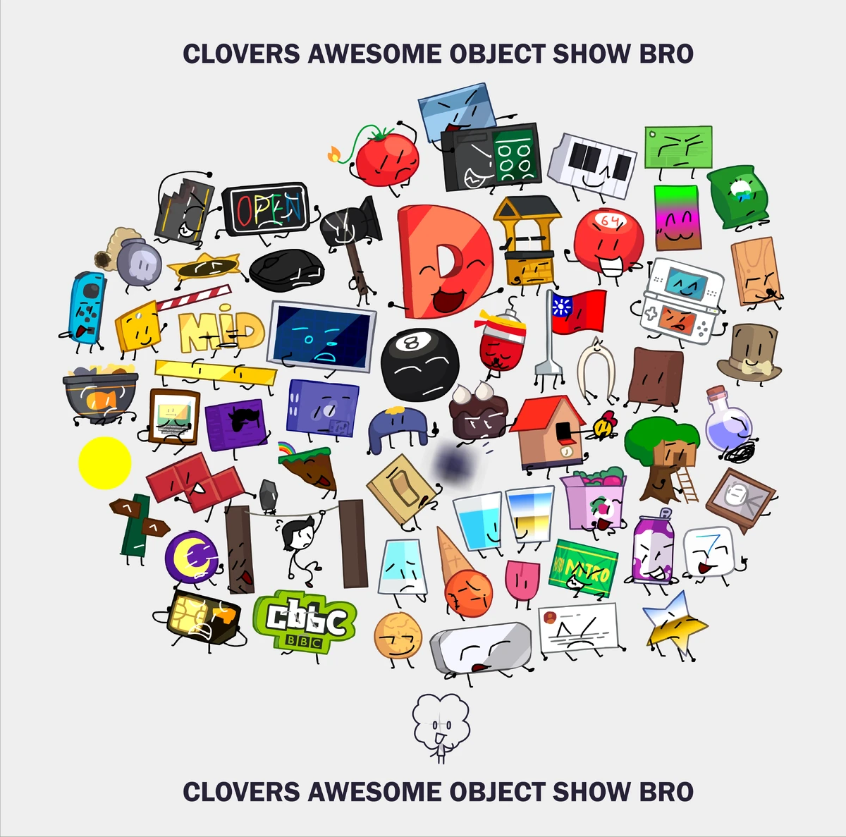Clover’s Awesome Object Show Bro | Hazel Jzx Wiki | Fandom
