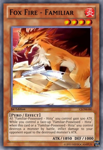 Fox Fire - Familiar | Hippocampus's CCG Wiki | Fandom