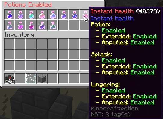 Potion Changes | HC Factions Wiki | Fandom