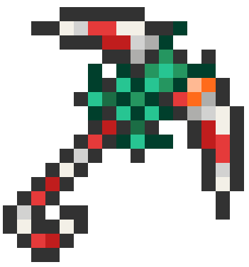 Candy Cane Pickaxe | HD Terraria pics Wiki | Fandom