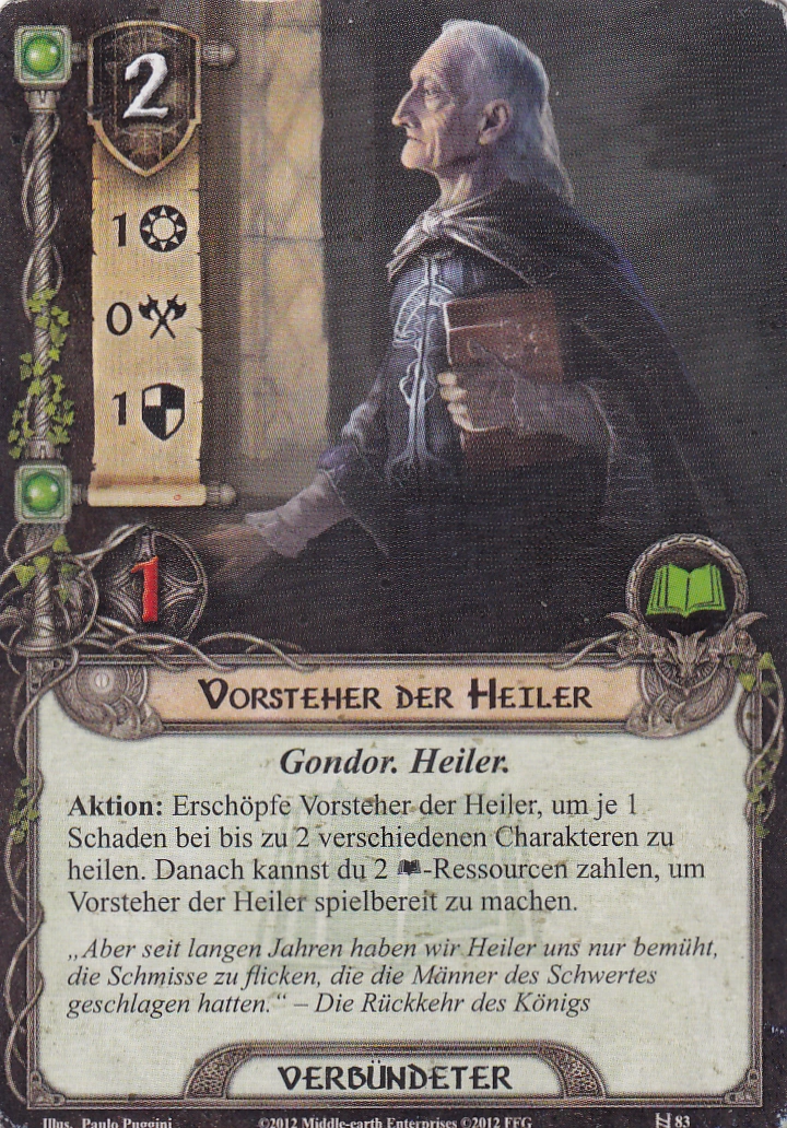 Vorsteher der Heiler | Der Herr der Ringe: Das Kartenspiel Wiki | Fandom