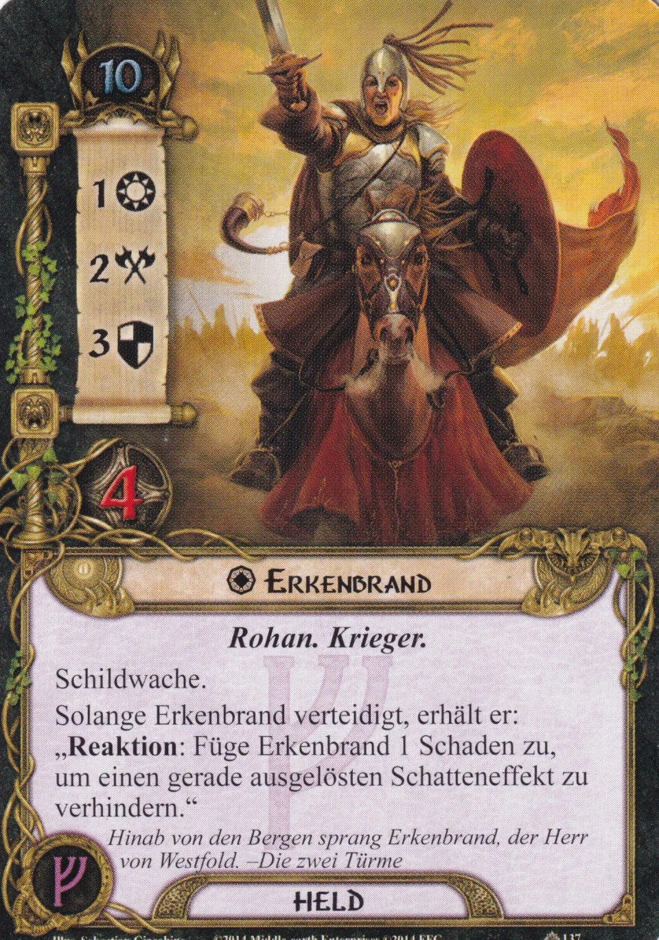 Erkenbrand | Der Herr der Ringe: Das Kartenspiel Wiki | Fandom