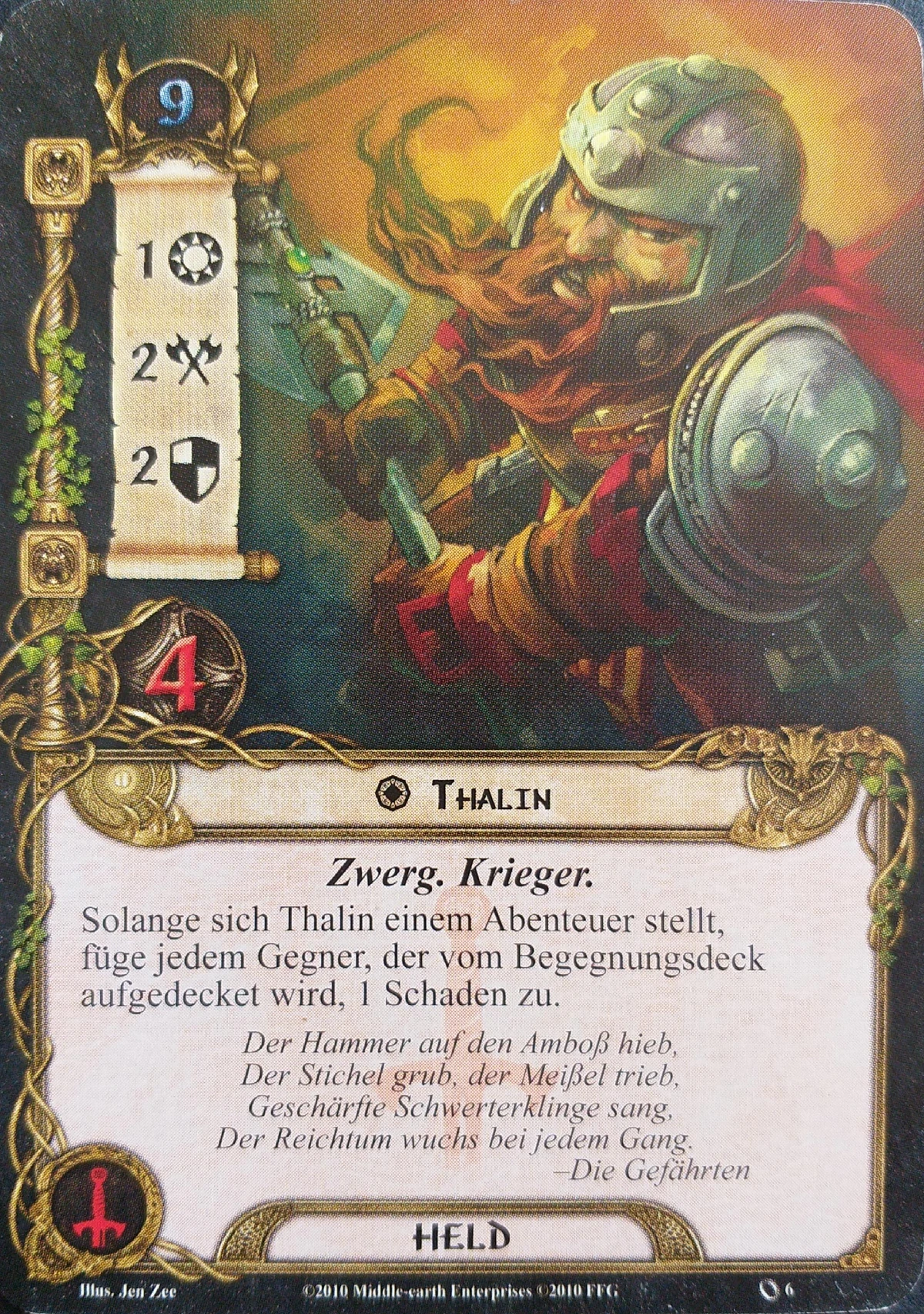 Thalin | Der Herr der Ringe: Das Kartenspiel Wiki | Fandom