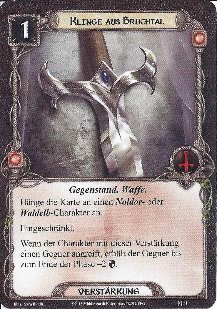 Klinge aus Bruchtal | Der Herr der Ringe: Das Kartenspiel Wiki | Fandom
