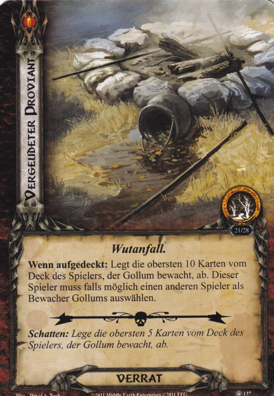 Vergeudeter Proviant | Der Herr der Ringe: Das Kartenspiel Wiki | Fandom