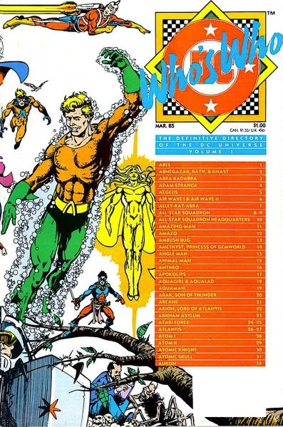 Who's Who: The Definitive Directory of the DC Universe Vol 1 ...