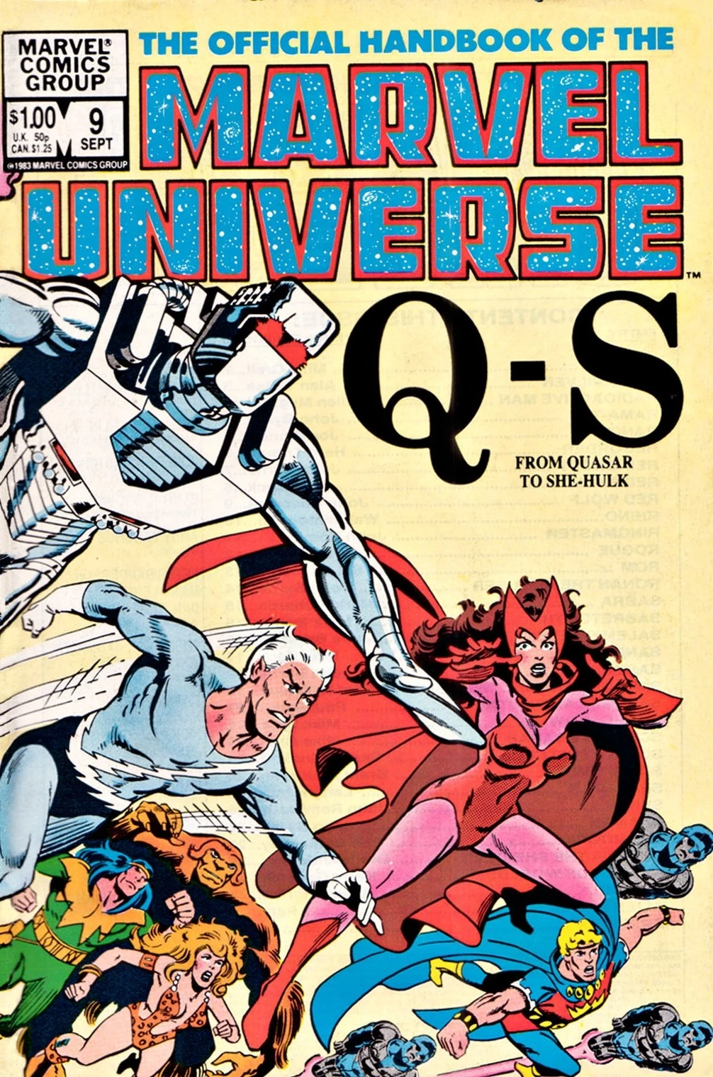 Official Handbook of the Marvel Universe 9 | Headhunter's Holosuite ...