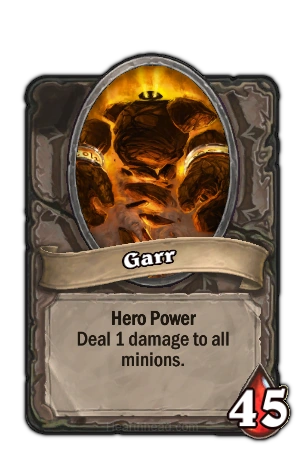 Garr (heroic) | Hearthstone: Heroes of Warcraft Wiki | Fandom
