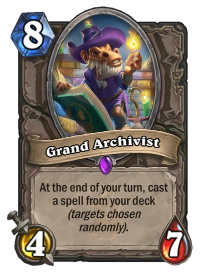 Grand Archivist | Hearthstone: Heroes of Warcraft Wiki | Fandom