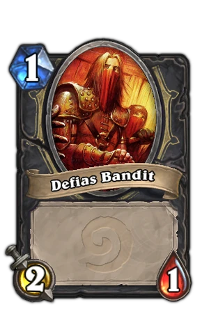 Defias Bandit | Hearthstone: Heroes of Warcraft Wiki | Fandom