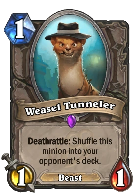 Weasel Tunneler | Hearthstone: Heroes of Warcraft Wiki | Fandom