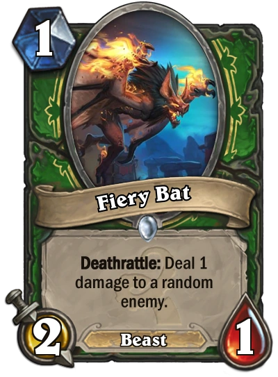 Fiery Bat | Hearthstone: Heroes of Warcraft Wiki | Fandom