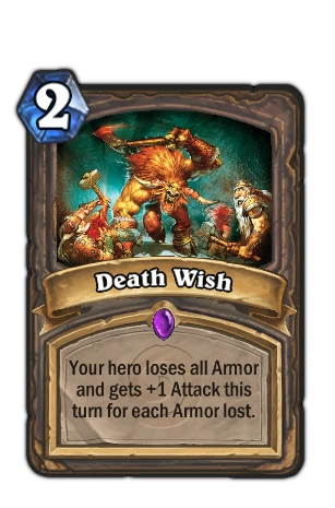 Death Wish | Hearthstone: Heroes of Warcraft Wiki | Fandom