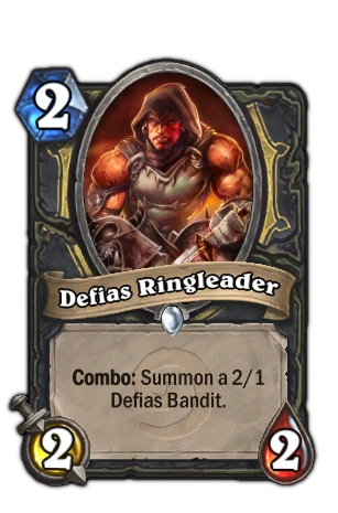 Defias Ringleader | Hearthstone: Heroes of Warcraft Wiki | Fandom
