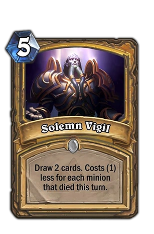 Solemn Vigil | Hearthstone: Heroes of Warcraft Wiki | Fandom