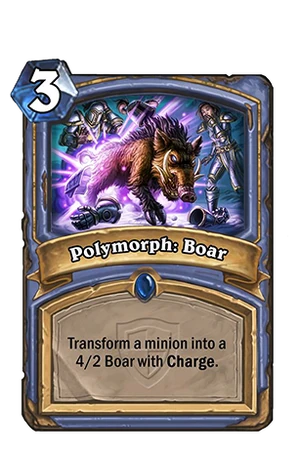 Polymorph: Boar | Hearthstone: Heroes of Warcraft Wiki | Fandom