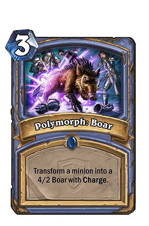 Polymorph: Boar | Hearthstone: Heroes of Warcraft Wiki | Fandom