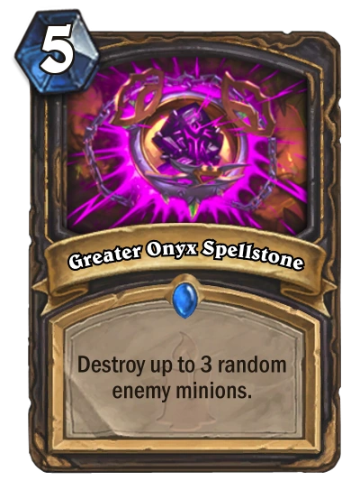 Greater Onyx Spellstone | Hearthstone: Heroes of Warcraft Wiki | Fandom